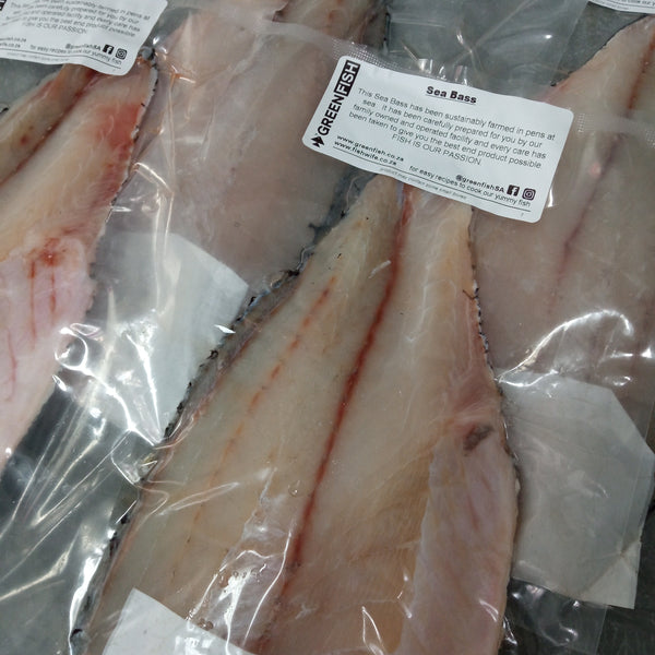 Sea Bass Fillets | Frozen Box | Cultivated | 4 x 400g – Greenfish
