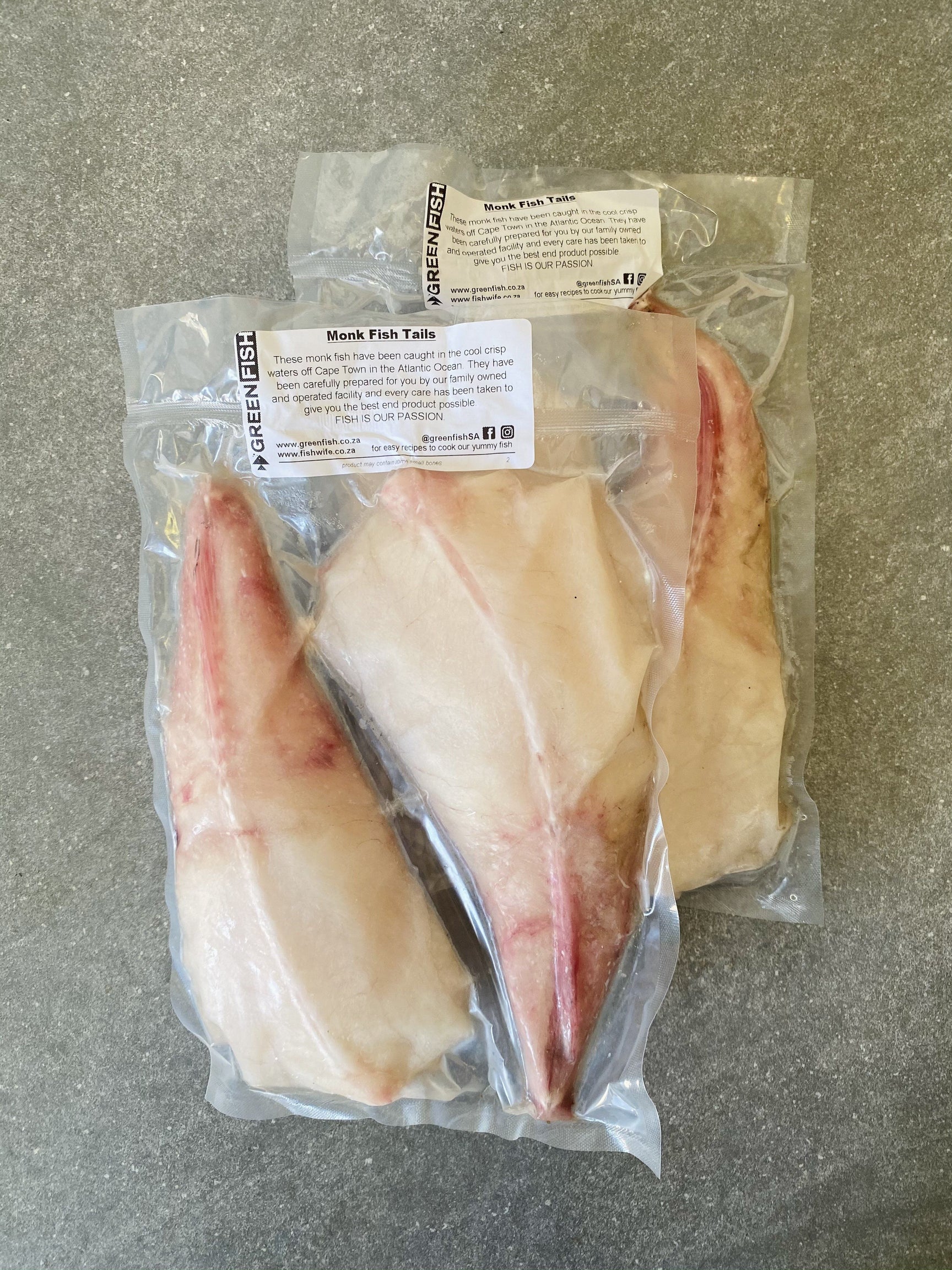 Monk Fish Tails | x1 | Frozen box | Caught off Cape Point – Greenfish