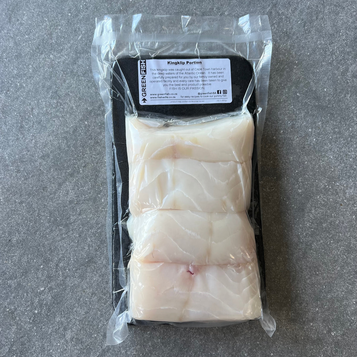 Kingklip | Portion Frozen Box | Premium Portion Range | 4 x 200g ...